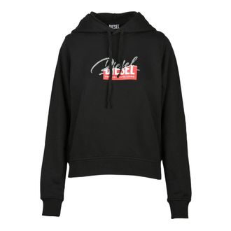 Diesel Felpa Corta - - Sweatshirts & Hoodies - Damen - Schwarzk - M