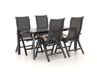 Bellagio la vita attrattiva Bellagio Lugo/Sestino 160 cm Gartenm&ouml;bel-Set 5-teilig