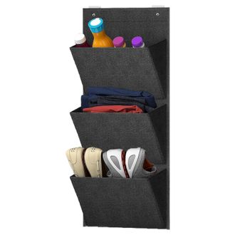 Generic Wandmontiertes Schuhregal - 30,7x13,4 Zoll Oxford, selbstklebende Schuhk&ouml;rper, h&auml;ngende Lagerbeh&auml;lter | Dorm Hall Schlafzimmer Sneaker Boot Kleidersch