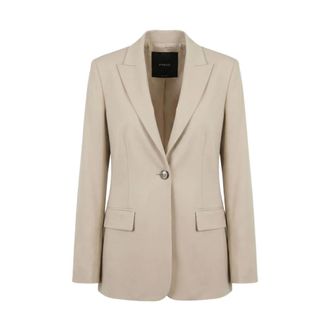 Pinko Pinko, Femme, Vestes, Beige, Taille: 38 FR Vestes Pinko
