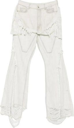 Rick Owens Homme, Pantalons, Blanc, Taille: W32 Jeans Rick Owens Drkshdw
