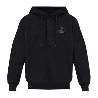 Vivienne Westwood Homme, Sweatshirts et sweats &agrave; capuche, Noir, Taille: M SweaT-shirt &agrave; capuche Batwing