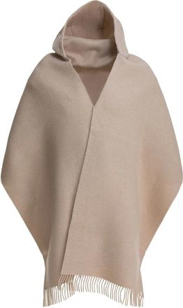 Brunello Cucinelli Femme, Accessoires, Beige, Taille: ONE Size Écharpe Capuche Beige Aw25