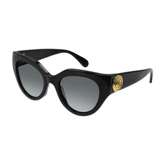 Gucci Cat-Eye-Sonnenbrille mit Le Bouton-Detail - - Accessories - Damen - Schwarzk - 52 MM