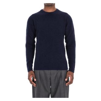Roberto Collina Blauer Kaschmir Seiden Pullover Wolke - - Knitwear - Herren - Blau - XL