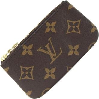 Louis Vuitton unisex, Pre-owned, Brun, Taille: ONE Size Portefeuille en toile Pre-owned