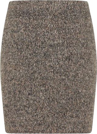 Sams&oslash;e & Sams&oslash;e Femme, Jupes, Gris, Taille: 42 FR Knit Mini Skirt