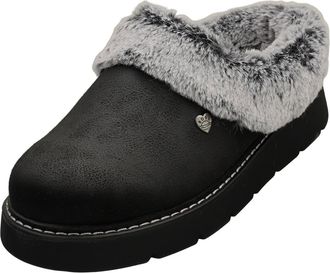 Skechers Keepsakes Lite Cozy Blend Hausschuhe f&uuml;r Damen, Schwarze Zierleiste, 39.5 EU