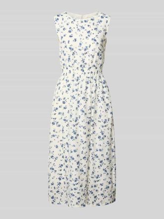 Moss Copenhagen Midikleid mit Strukturmuster Modell Falisha