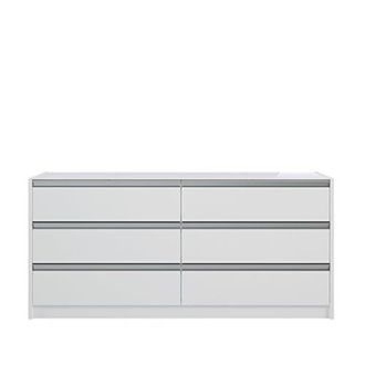 Steens Group Skyline Kommode, 6 Schubladen, (B/H/T) 143 x 66 x 49 cm, MDF, Wei&szlig;