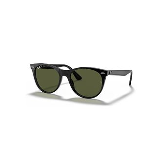 Ray-Ban Wayfarer II Classic Sonnenbrillen Schwarz Fassung Gr&uuml;n Glas Polarisiert 55-18