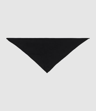 Jeanne Vouland Triangle Laine Cachemire Ruddy Noir