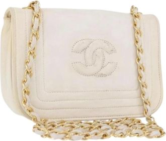 Chanel Sac bandouli&egrave;re vintage Pre-owned - Femme - Pre-owned - Blanc - Taille: ONE Size