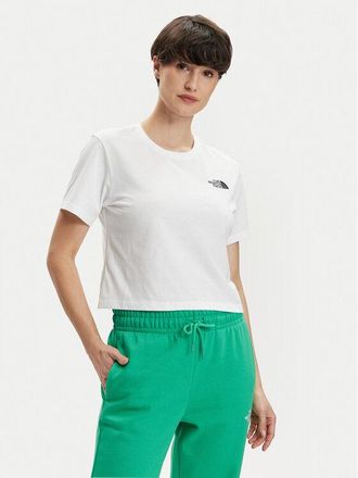 The North Face T-Shirt Simple Dome NF0A87U4 Weiß Relaxed Fit