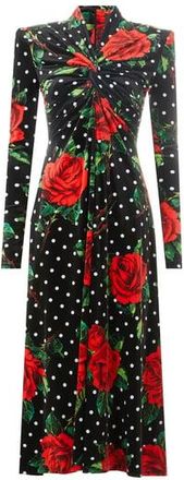 Richard Quinn Robe Aline en velours