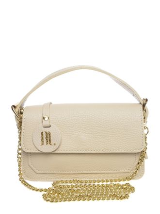 Anna Luchini Beige Rindsledertasche