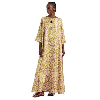 La DoubleJ Muumuu Kleid Rundhalsausschnitt - - Dresses - Damen - Mehrfarbig - L