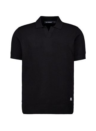 Karl Lagerfeld Herren Polo-Shirt schwarz