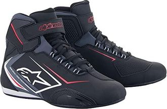 Alpinestars Sektor Chaussures moto étanche (Black/White/Grey,38)