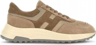 Hogan Homme, Chaussures, Beige, Taille: 44 EU Hyperlight Suede Baskets