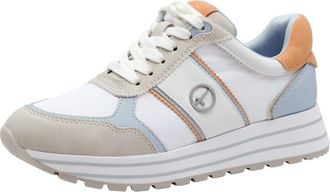 Tamaris Schn&uuml;rer Damen Vegan sportlich blau,EU 39