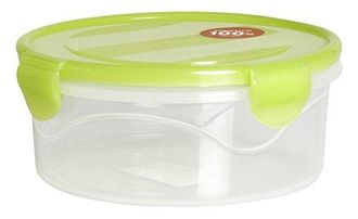Excelsa Freshness Behälter rund 450 ml, Kunststoff, Grün, 13 x 13 x 6 cm