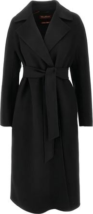 Max Mara belted coat - Schwarz