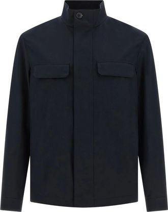 Ermenegildo Zegna Homme, Vestes, Bleu, Taille: 2XL Motorin 125cc Field Jacket