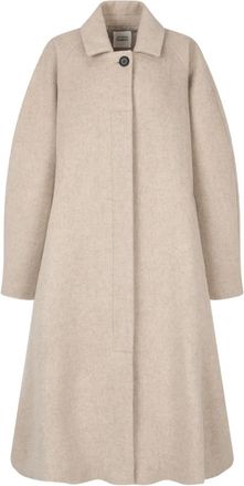 TOMBOY button collar coat - Nude