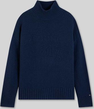 Tommy Hilfiger Turtleneck aus Wolle mit Logo Stickerei