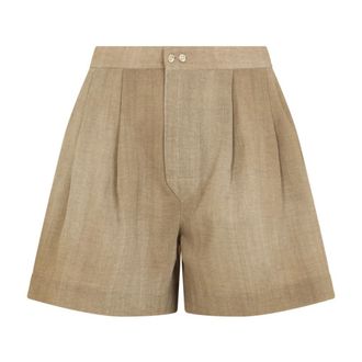 Ermanno Scervino Femme, Shorts, Beige, Taille: 34 FR St Denim Shorts