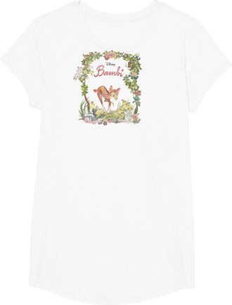 Disney Bambi Floral Framed Portrait T-Shirt
