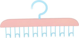 Generic Multifunktionaler BH-Aufh&auml;nger f&uuml;r den Schrank, Wellenf&ouml;rmiger Kleiderb&uuml;gel f&uuml;r Unterw&auml;sche, Tr&auml;ger aus Kunststoff (PINK)