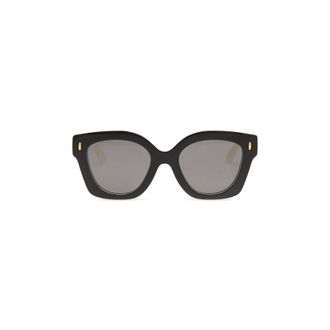 Tory Burch Femme, Accessoires, Noir, Taille: 49 MM Miller Square Lunettes de soleil