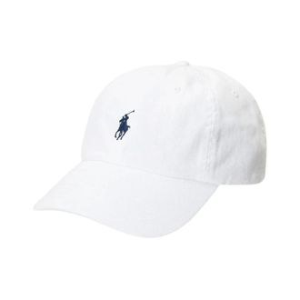 Ralph Lauren Homme, Accessoires, Blanc, Taille: ONE Size La Casquette de baseball embl&eacute;matique en coton chino