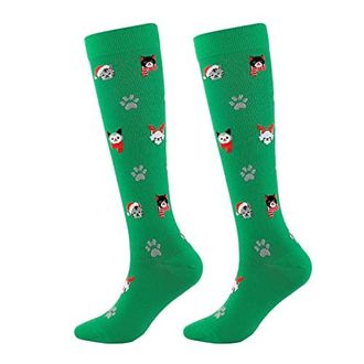 Generic Chaussettes Femme Fantaisie Funny Socks Chaussettes Compressives Pour Hommes Et Femmes Avec Imprim&eacute; De No&euml;l Festif Parfaites Pour Les F&ecirc;tes