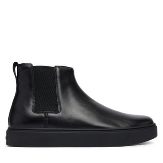 Calvin Klein Klassische Stiefeletten Calvin Klein Hybrid Clean Chelsea Wax Lth HM0HM02253 Schwarz
