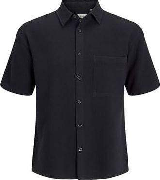 Jack & Jones Jcodynamic Waffle T-Shirt SS Se25, Noir, XL Hommes