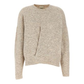 Isabel Marant Kingston Alpaka-Mischpullover - - Knitwear - Damen - Beige - XS