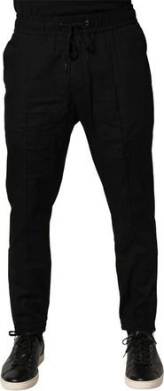 Dolce & Gabbana Homme, Pantalons, Noir, Taille: M Pantalons de surv&ecirc;tement