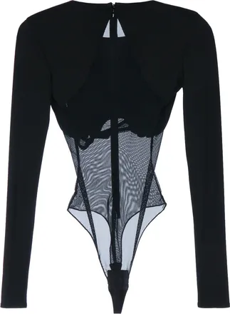 Elisabetta Franchi Trasparente Shirt - Black
