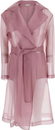 Antonelli Femme, Manteaux, Rose, Taille: 40 FR Valmorea Trench