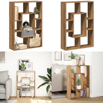 vidaXL vidaXL Bücherregal Artisan-Eiche 63x20x90 cm Holzwerkstoff