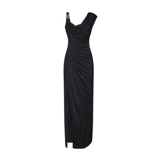 Versace Medusa 95 Draped Gown - - Dresses - Damen - Schwarzk - M