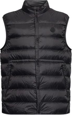 Moncler Homme, Vestes, Noir, Taille: S Gilet en duvet Plaret