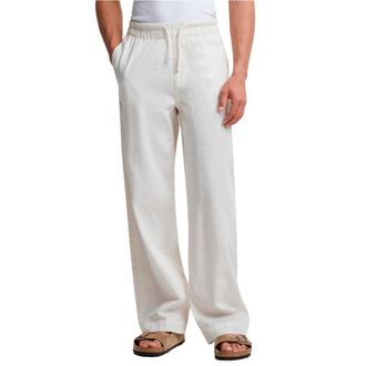 Urban Classics Herren Hose Loose Cotton Linen Pants, lässige Leinenhose für Männer, Loose Fit, Größen S-5XL