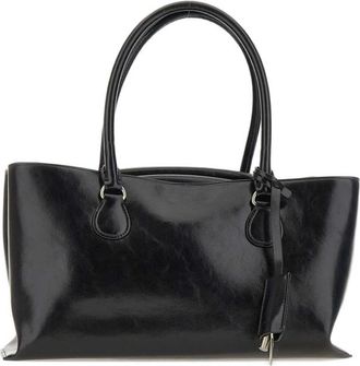 Osoi Double-handle Leather Tote Bag