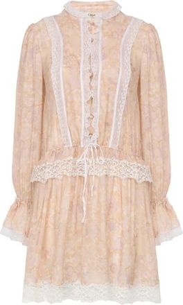 Chlo&eacute; Damen, Kleider, Beige, 2XSGr&ouml;&szlig;e