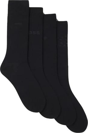 HUGO BOSS 4 Paar Socken - - Underwear - Herren - Schwarzk - ONE SIZE