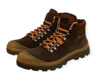 Panchic HIKING BOOT SUEDE NYLON, Chaussures Hautes, Bottines, Baskets Hautes, Mode Boot, Ebony, 44 EU